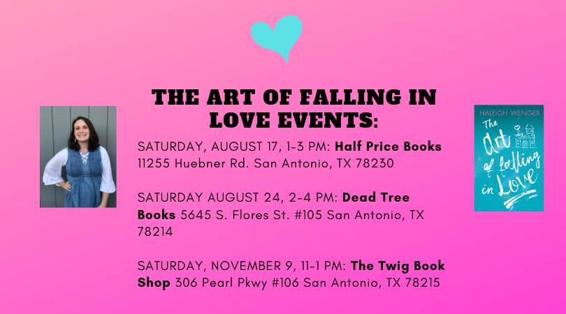 Book Birthday and Mini-Tour – Haleigh Wenger